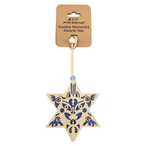 NZ Matariki Star Acrylic & Ply Hanging Ornament — Creative Treasures NZ