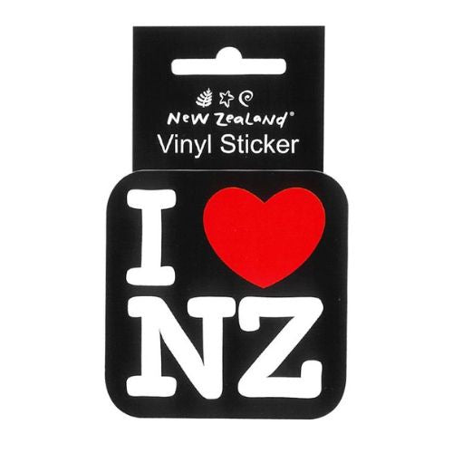 I Heart NZ Vinyl Sticker — Creative Treasures NZ