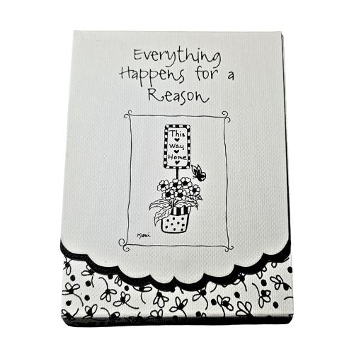 Everything Happens for a Reason Pocket Notepad — Creative Treasures NZ