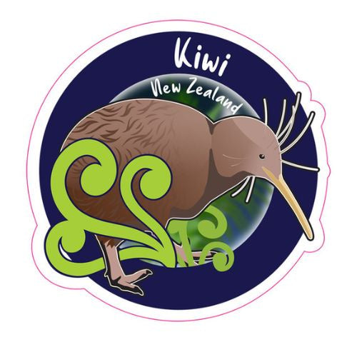 Kiwi Sticker — Creative Treasures NZ